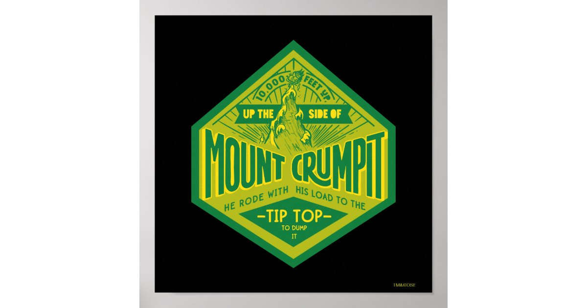 Grinch | Mount Crumpit Poster | Zazzle