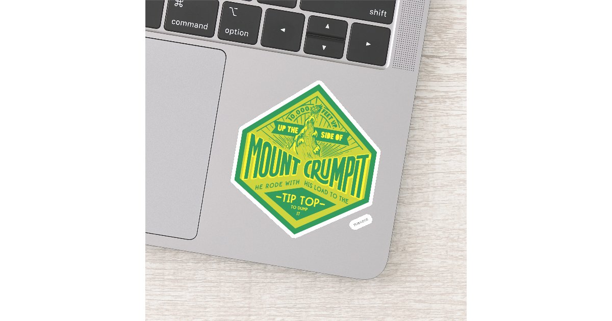 Grinch | Mount Crumpit Sticker | Zazzle