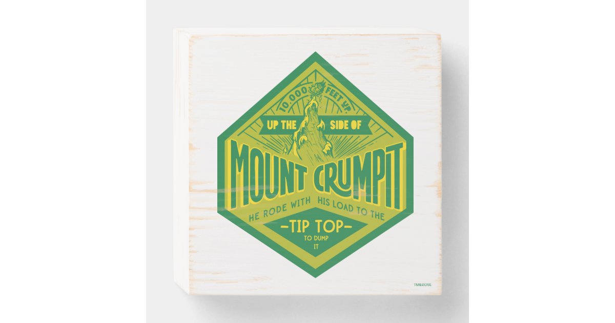Grinch | Mount Crumpit Wooden Box Sign | Zazzle