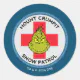Grinch | Mt. Crumpit Snow Patrol Classic Round Sticker | Zazzle
