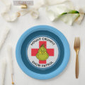 Grinch | Mt. Crumpit Snow Patrol Paper Plates | Zazzle