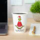Grinch | Namaste Santa Claus Paper Cups | Zazzle