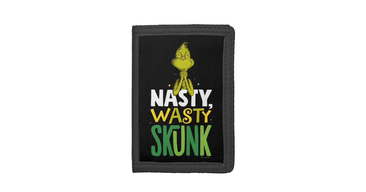 Grinch | Nasty Wasty Skunk Trifold Wallet | Zazzle