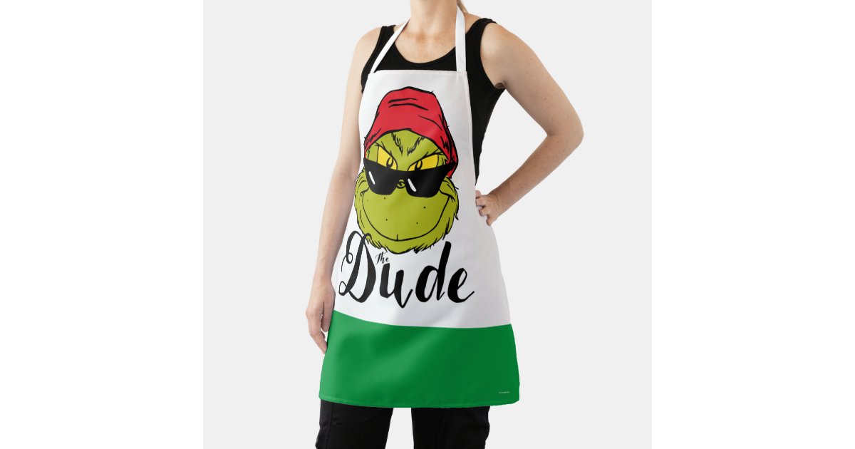 Grinch | The Dude Apron | Zazzle