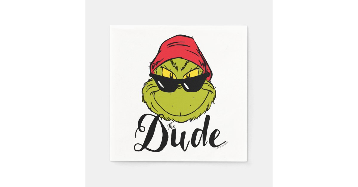Grinch | The Dude Napkins | Zazzle