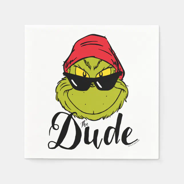 Grinch | The Dude Napkins | Zazzle