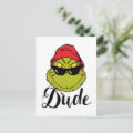 Grinch | The Dude Postcard | Zazzle