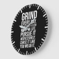 Grind Every Day - Motivational Large Clock | Zazzle