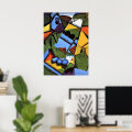 Gris - Landscape with Houses at Ceret Poster | Zazzle
