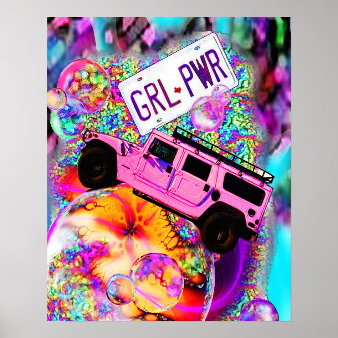 GRL PWR - Girl Power Poster | Zazzle