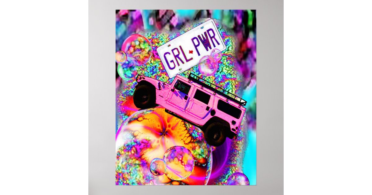 GRL PWR - Girl Power Poster | Zazzle
