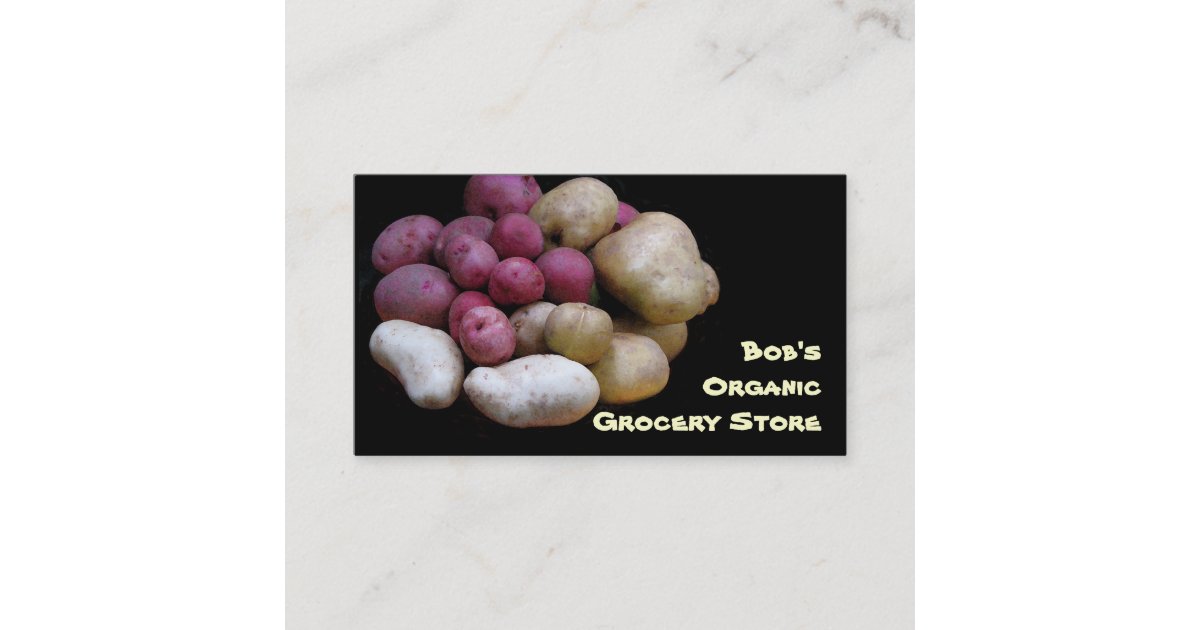 Grocery Store Business Card | Zazzle