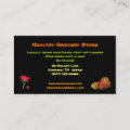 Grocery Store Business Card | Zazzle
