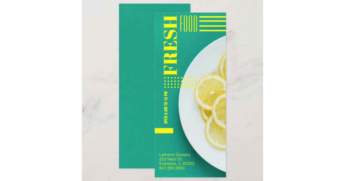 grocery store flyer invitation | Zazzle