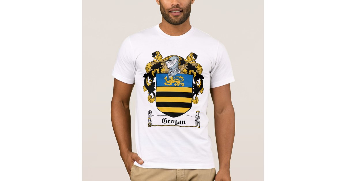 Grogan Family Crest T-Shirt | Zazzle