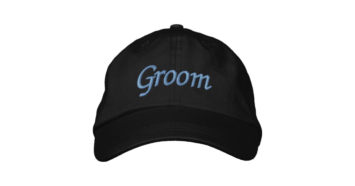 Groom baseball cap | Zazzle