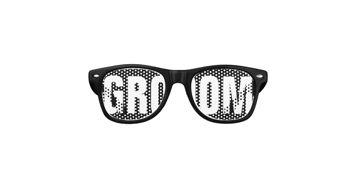 Grooms Swag Party Shades | Zazzle