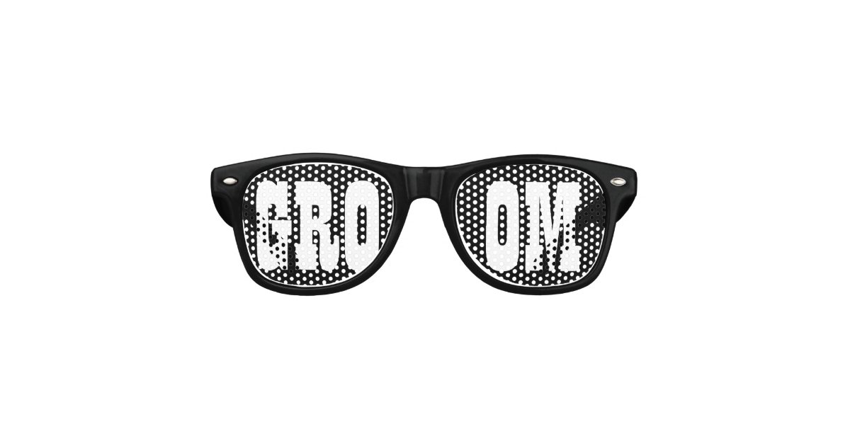 Grooms Swag Party Shades | Zazzle