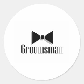 Groomsmen Stickers | Zazzle