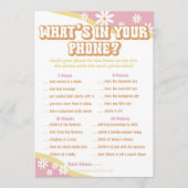 Groovy Baby Shower Games, Boho Retro, 70's Vibe Menu | Zazzle