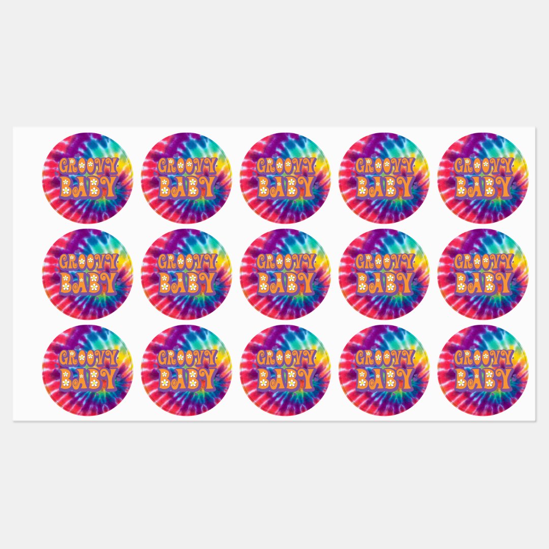 Groovy Baby Stickers | Zazzle