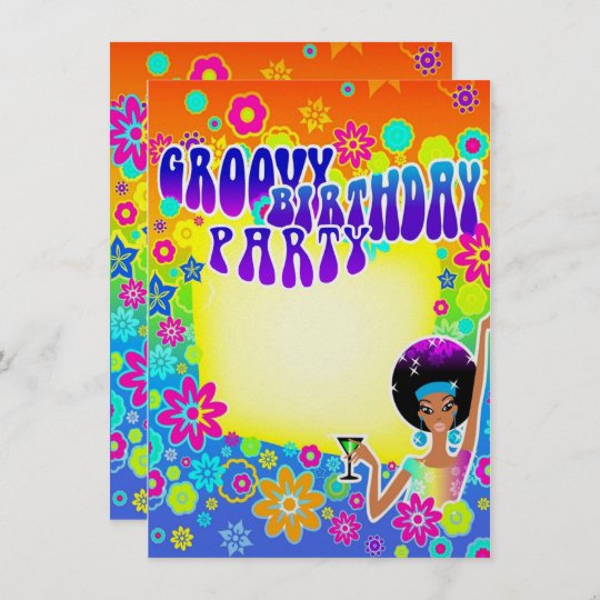 Groovy Birthday Card | Zazzle.com