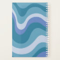 Groovy Blue Retro Teacher Planner | Zazzle