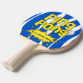 Groovy blue wave, personalized Ping Pong Paddle | Zazzle