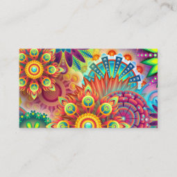 Groovy Business Card | Zazzle