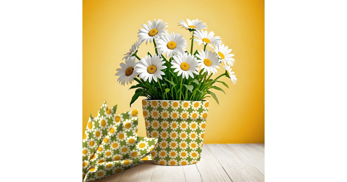 Groovy Daisy Spring Tissue Paper | Zazzle