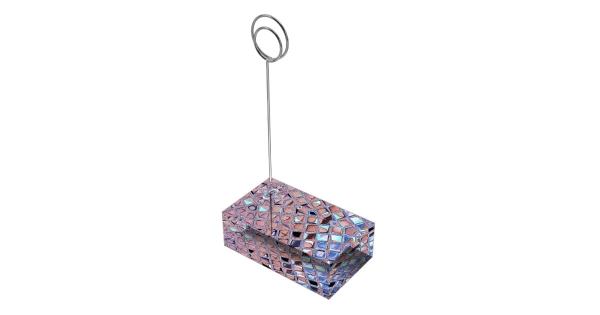 Groovy Disco Ball Mirror Ball Disco Globe Place Card Holder | Zazzle