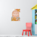 Groovy Flower Retro Birthday Party Welcome Sign | Zazzle