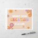 Groovy Gear Creation Station Sign | Groovy Party | Zazzle
