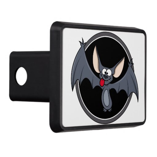 Groovy Happy Halloween Bat Trailer Hitch Cover | Zazzle