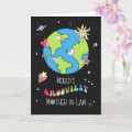 Groovy Mother in Law Mother's Day Card Trippy Art | Zazzle