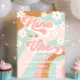 Groovy Nine is a Vibe retro pastels 9th birthday Invitation | Zazzle