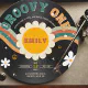 Groovy One Retro Vinyl Record Girl's 1st Birthday Invitation | Zazzle