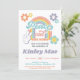 Groovy Peace Out High School Graduation Party Invitation | Zazzle