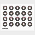 Groovy Plaque is Wack Dental Hygienist Classic Round Sticker | Zazzle
