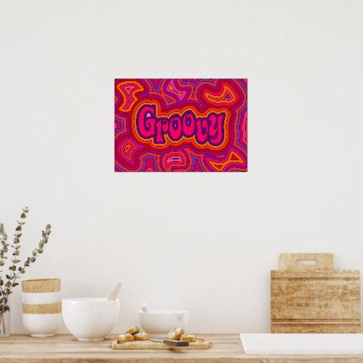 Groovy Print | Zazzle