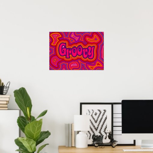 Groovy Print | Zazzle