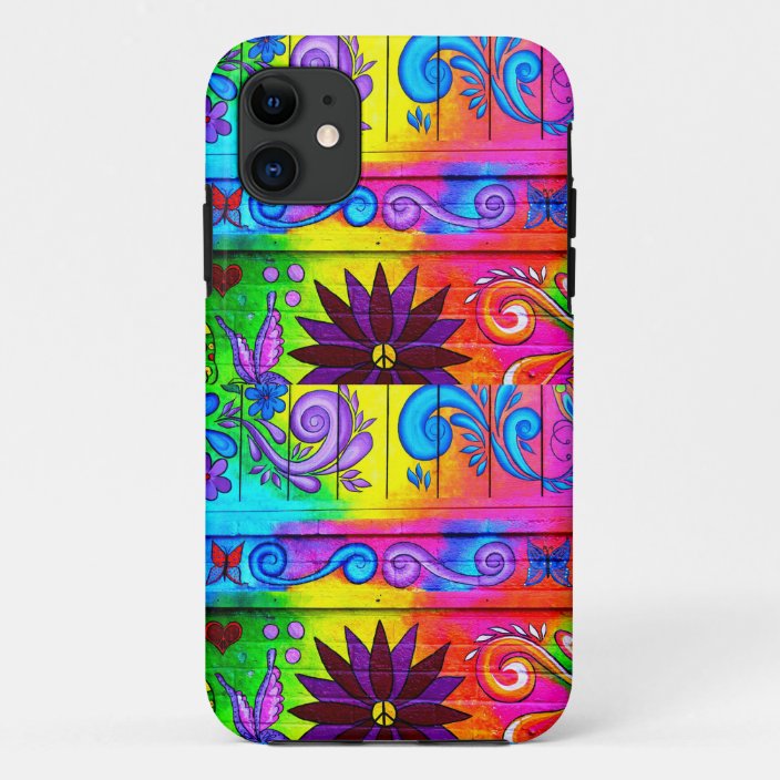 groovy psychedelic hippie phone case | Zazzle.com
