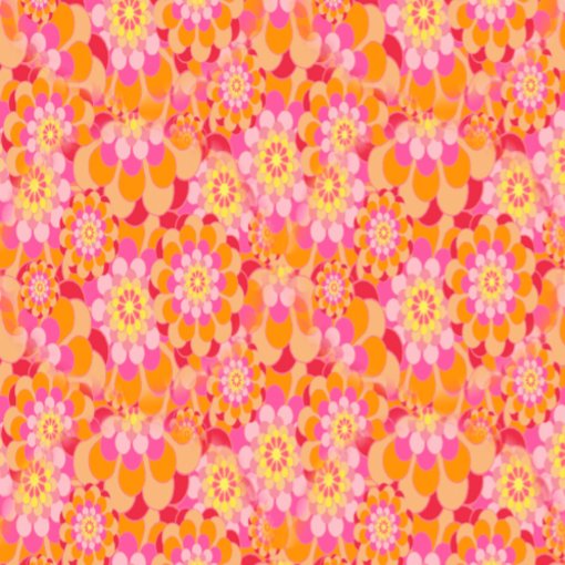 Groovy Psychedelic Pink Orange Hippy Flower Neck Tie | Zazzle