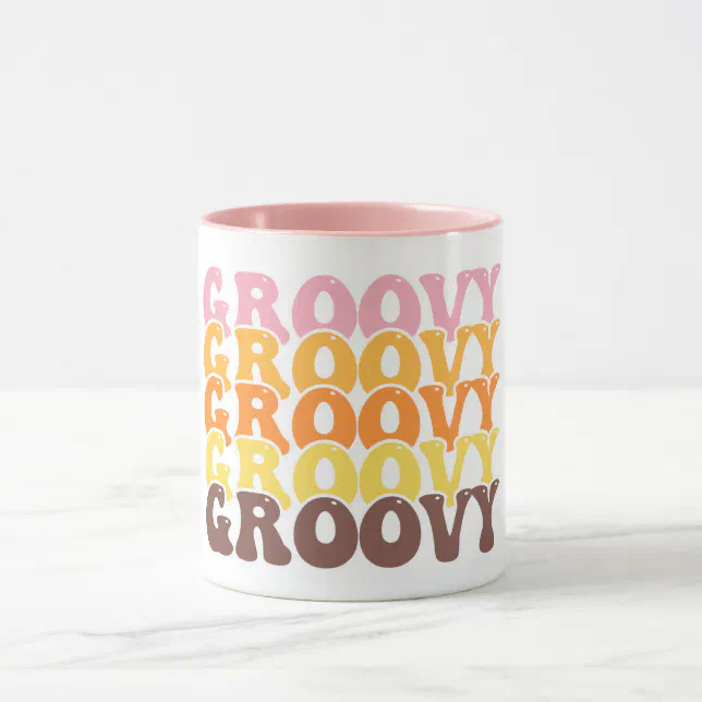 Groovy Retro Coffee Mug | Zazzle
