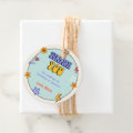 Groovy Retro Hippie Thank You Birthday Party Favor Tags | Zazzle
