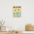 Groovy Sunflowers "Bloom where You're Planted" Poster | Zazzle
