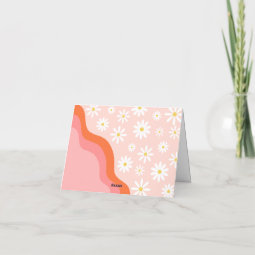 Groovy Thank You Card | Groovy Birthday Thank You | Zazzle
