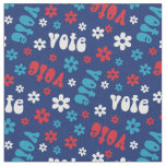 Go Vote Y'all voter pattern Fabric | Zazzle