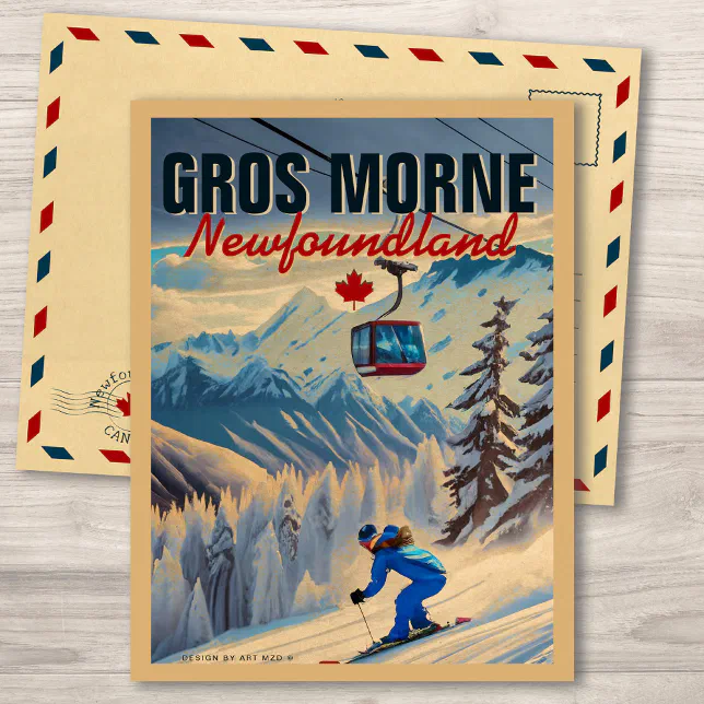 Gros Morne Newfoundland Canada Mountain 1960s Postcard | Zazzle