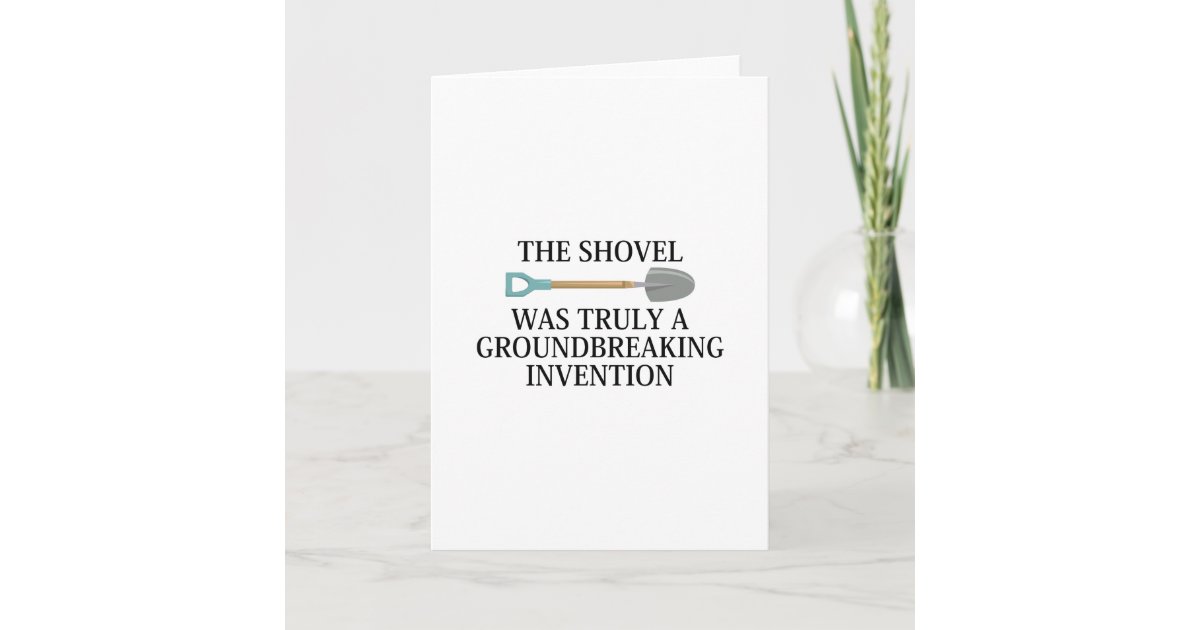 Groundbreaking Invention Card | Zazzle.com